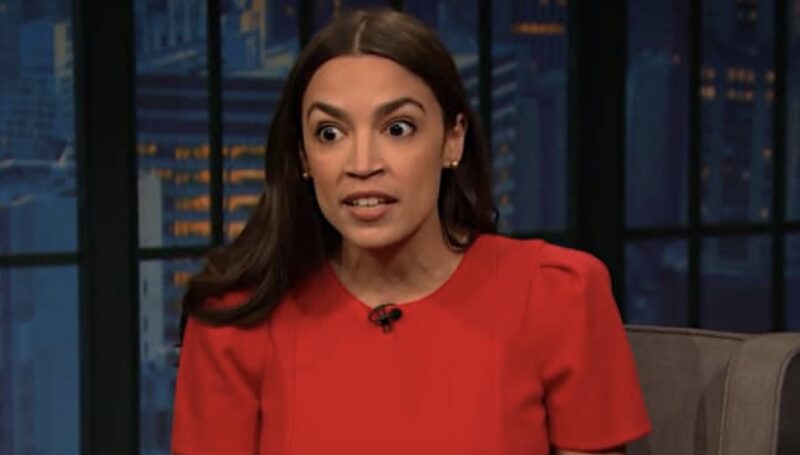 AOC gets trolled by blonde bombshell and fails the green line test ...