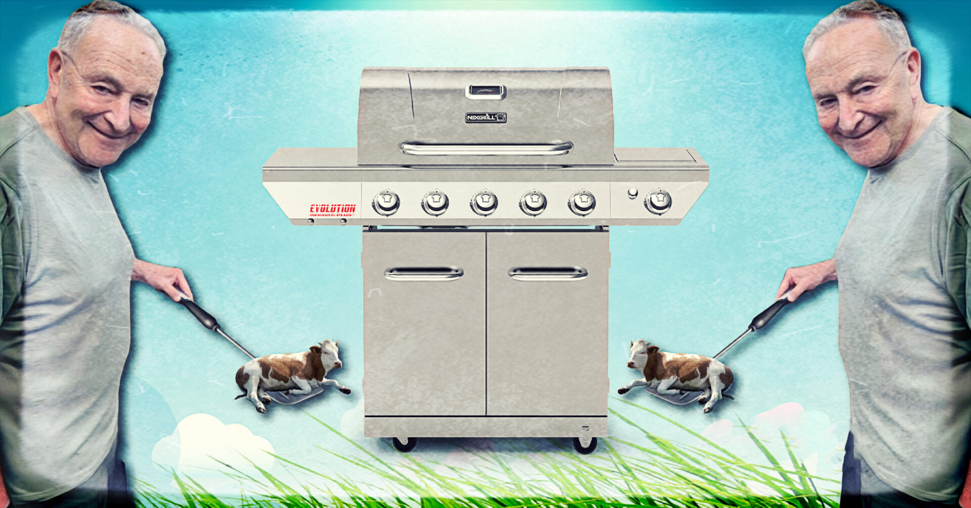 Chuck Schumer deletes staged Father's Day BBQ photo after the internet ...