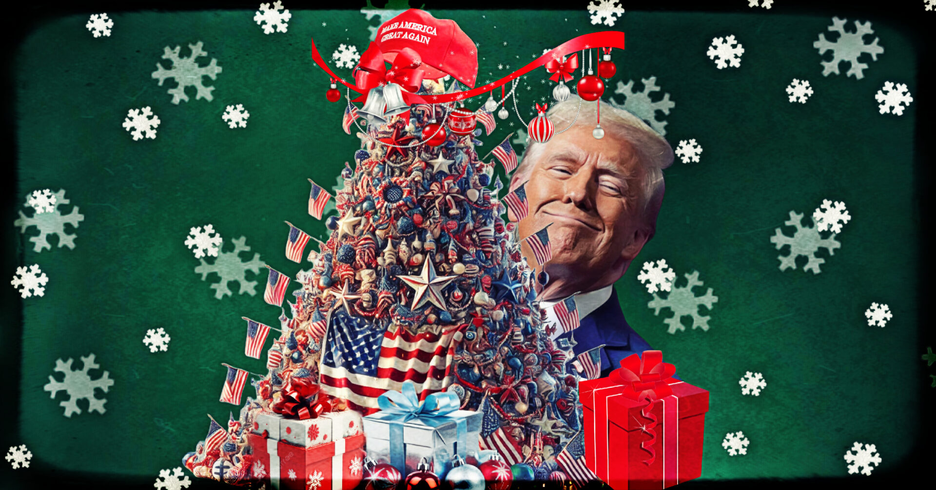 Deck the halls with red, white, and MAGA: how Americans celebrate ...