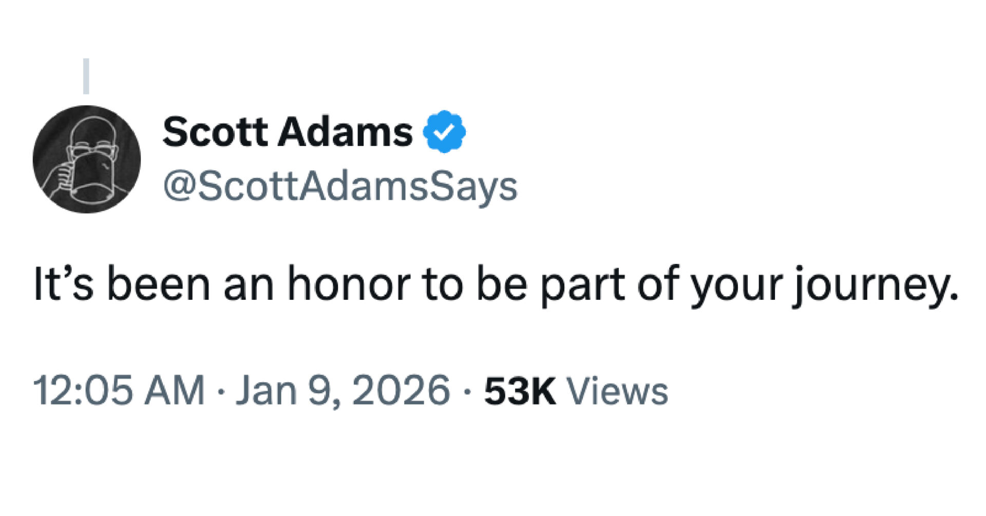 The GREAT Scott Adams has passed. Tributes pour in-and we share his ...